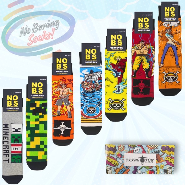 One Piece Character Sock Set - Toongtow