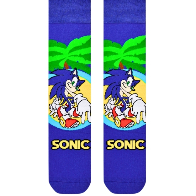 Colorful Happy Sonic Socks with Vibrant Patterns - Toongtow