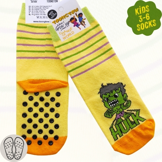Hulk Kids Socks - Toongtow