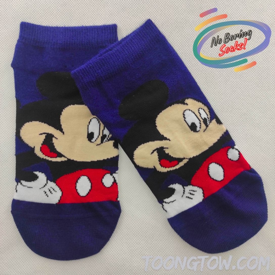 Mickey Mouse Ankle Socks - Toongtow