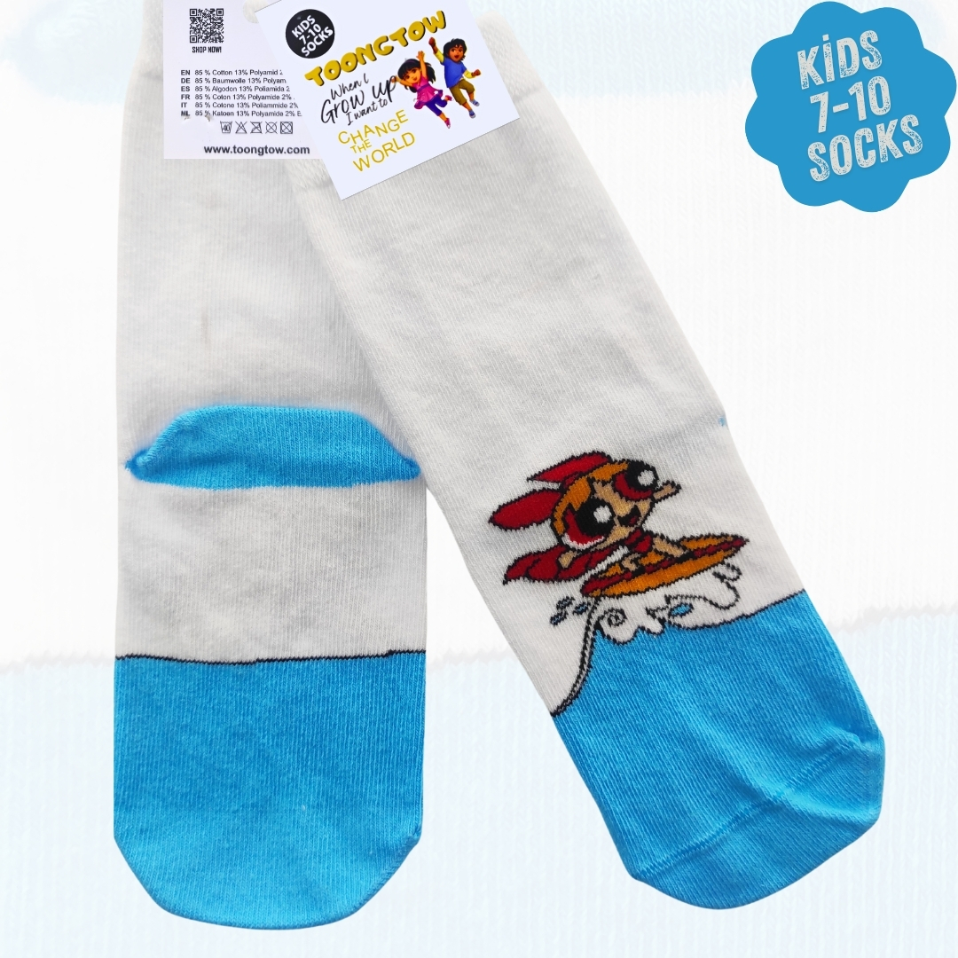 Powerpuff Girls Crazy Kids Socks - Toongtow
